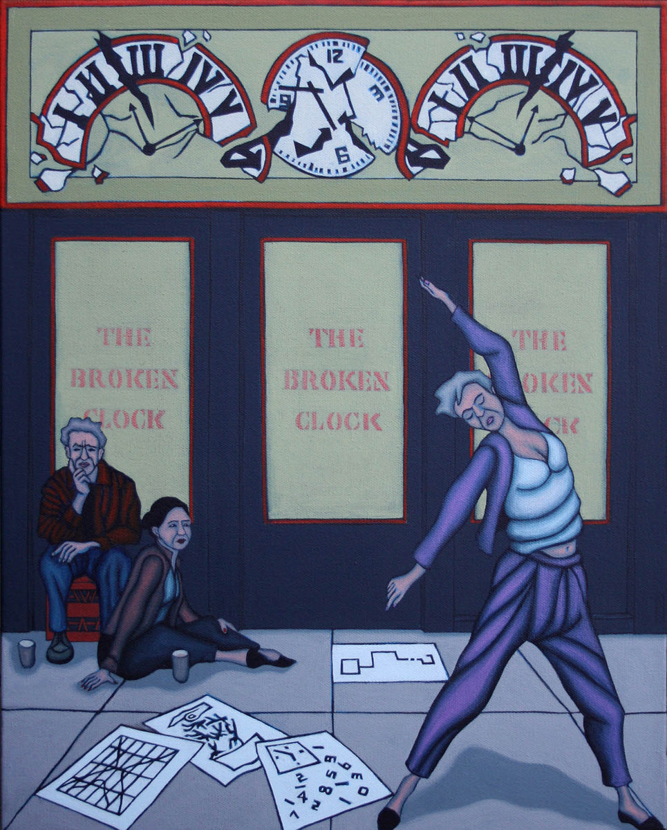 Original Artwork by Paul Mathieson 'Outside the Broken Clock' at ...