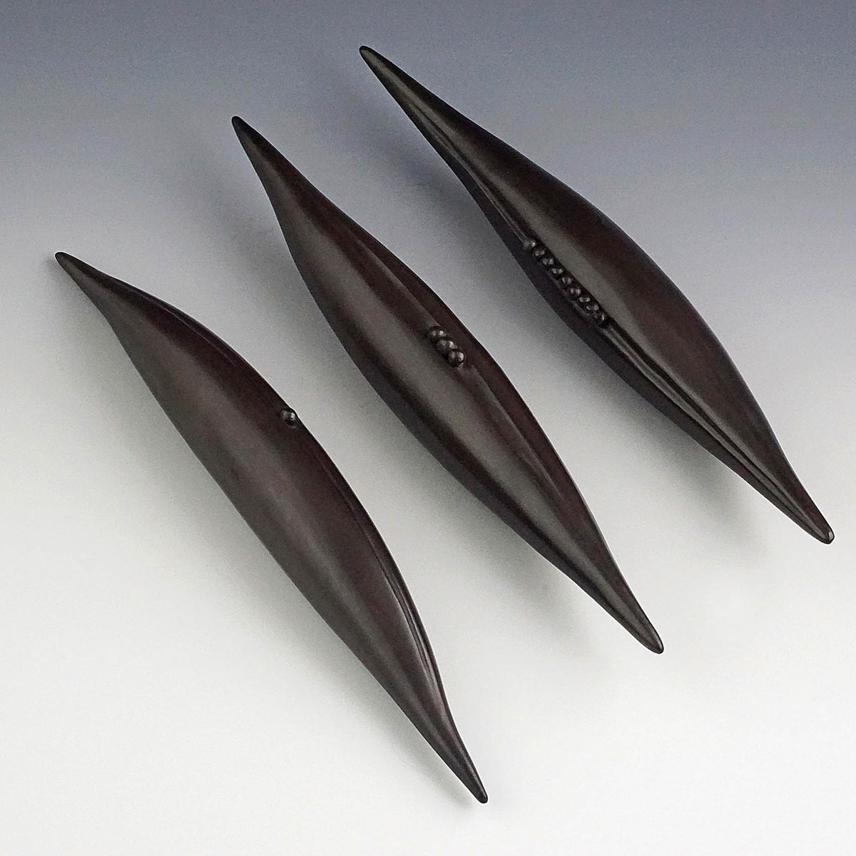 Original Artwork by Judy Blake 'Smoke-Fired Seed Pod - 1 seed' at ...